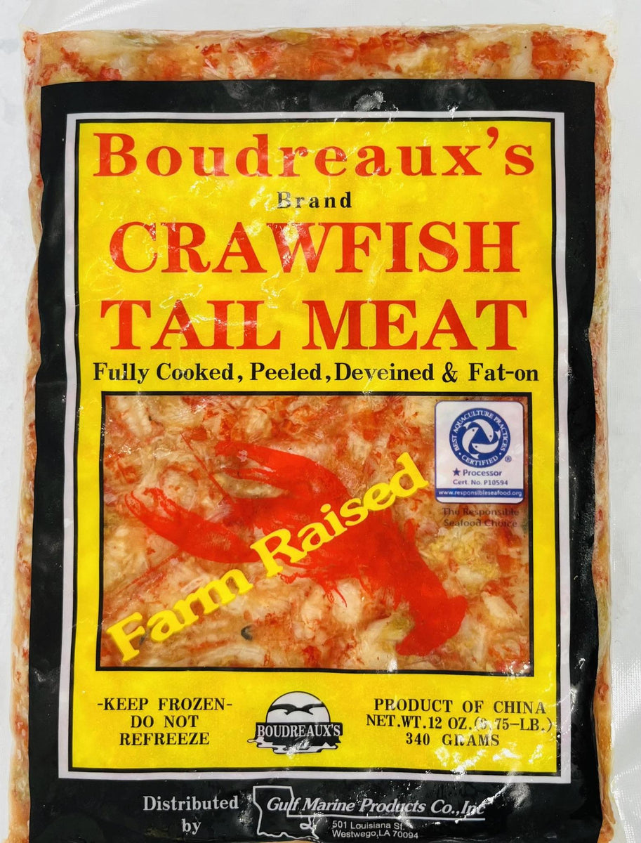 Wild Caught Crawfish Tail Meat Pre-Cooked 12 oz - Ready to Use | Tres ...